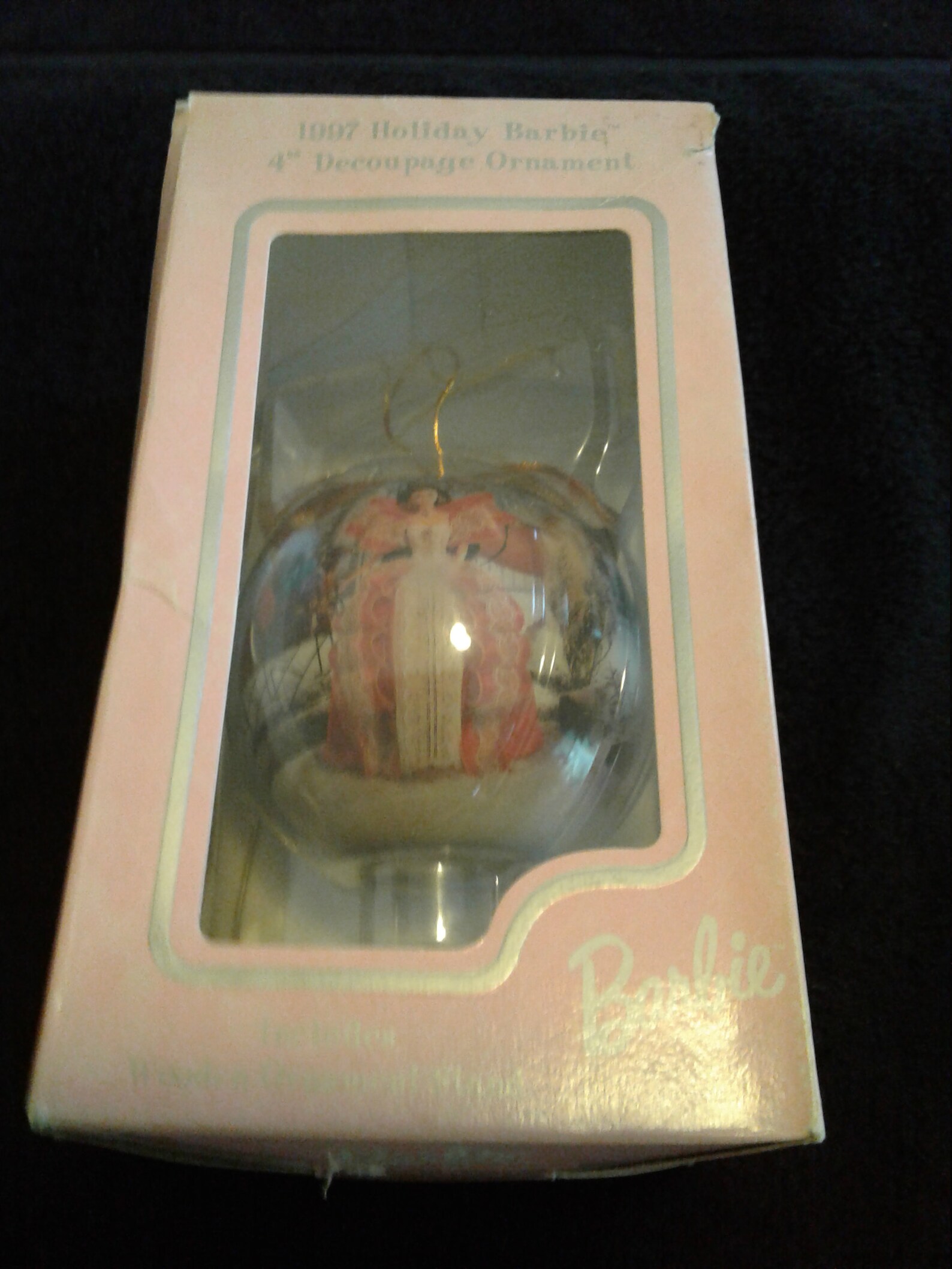 Vintage 1997 Mattel Holiday Barbie Decoupage Xmas Ball Barbie - Etsy