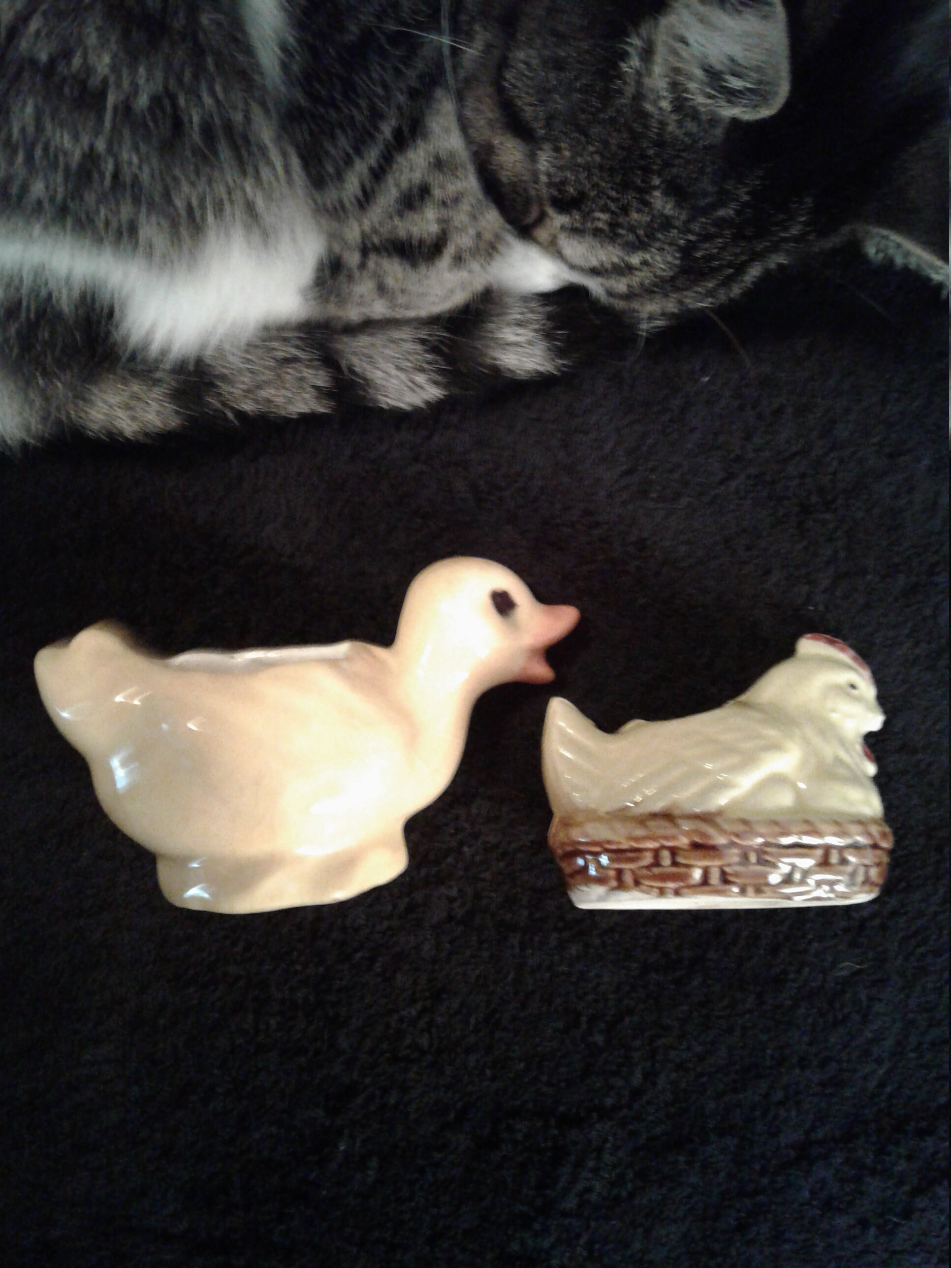 Vintage Ceramic Mini Planters yellow Baby Duck - Etsy
