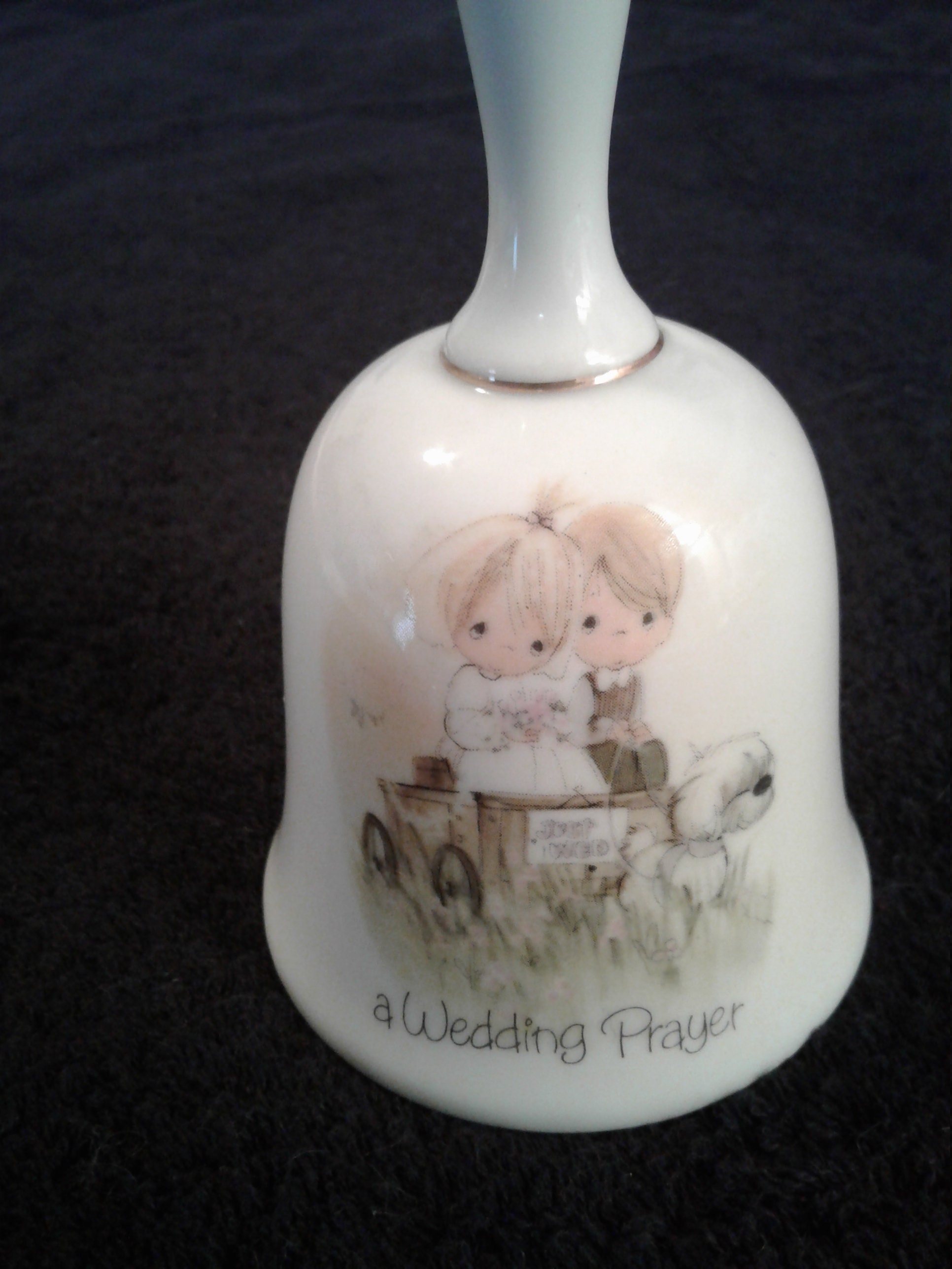 Vintage ENESCO Precious Moments Wedding Prayer Bell Made in | Etsy