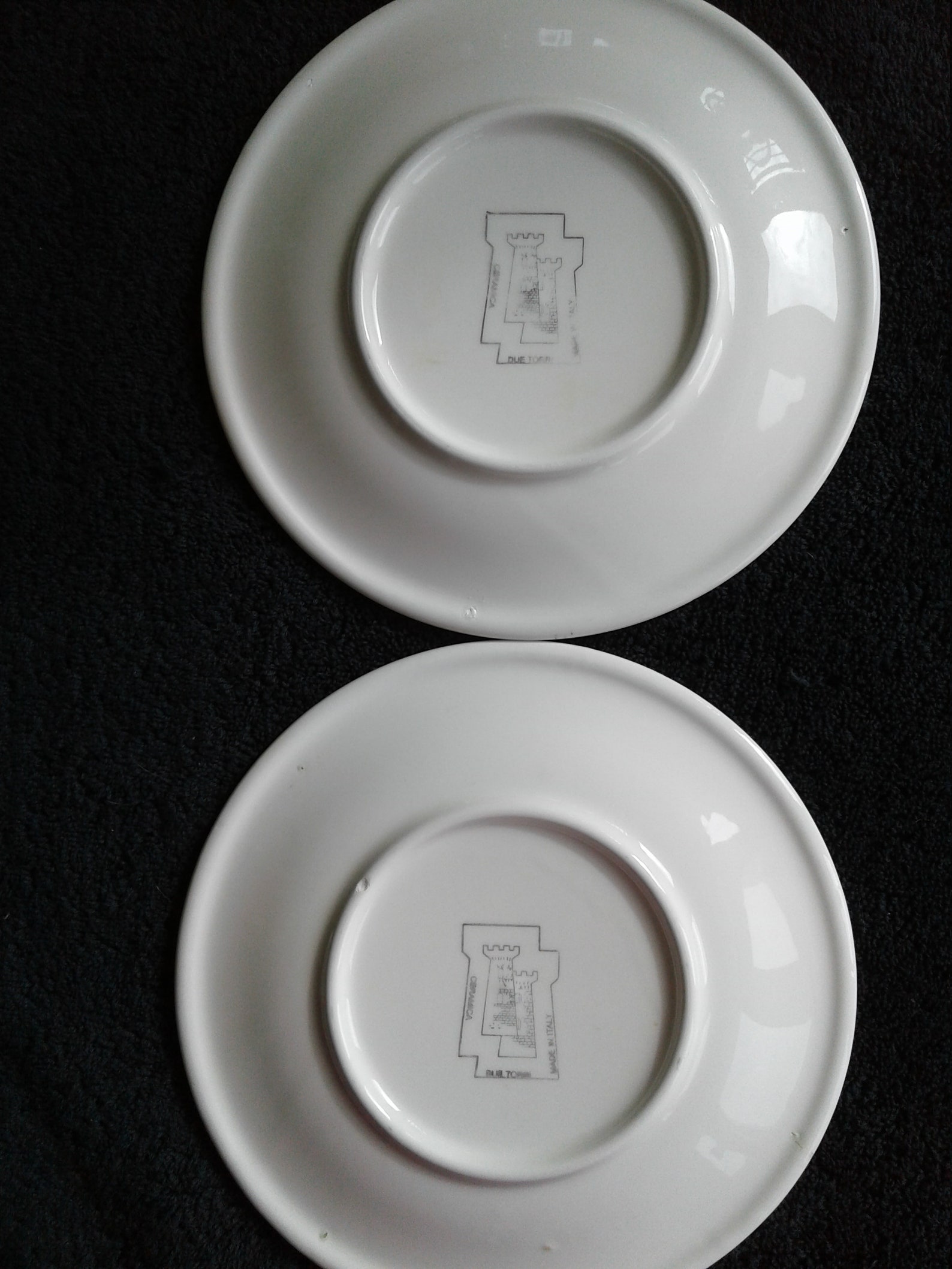 Vintage Pair Ceramica Due Torri Plates, Apples and Grapes, Made in ...