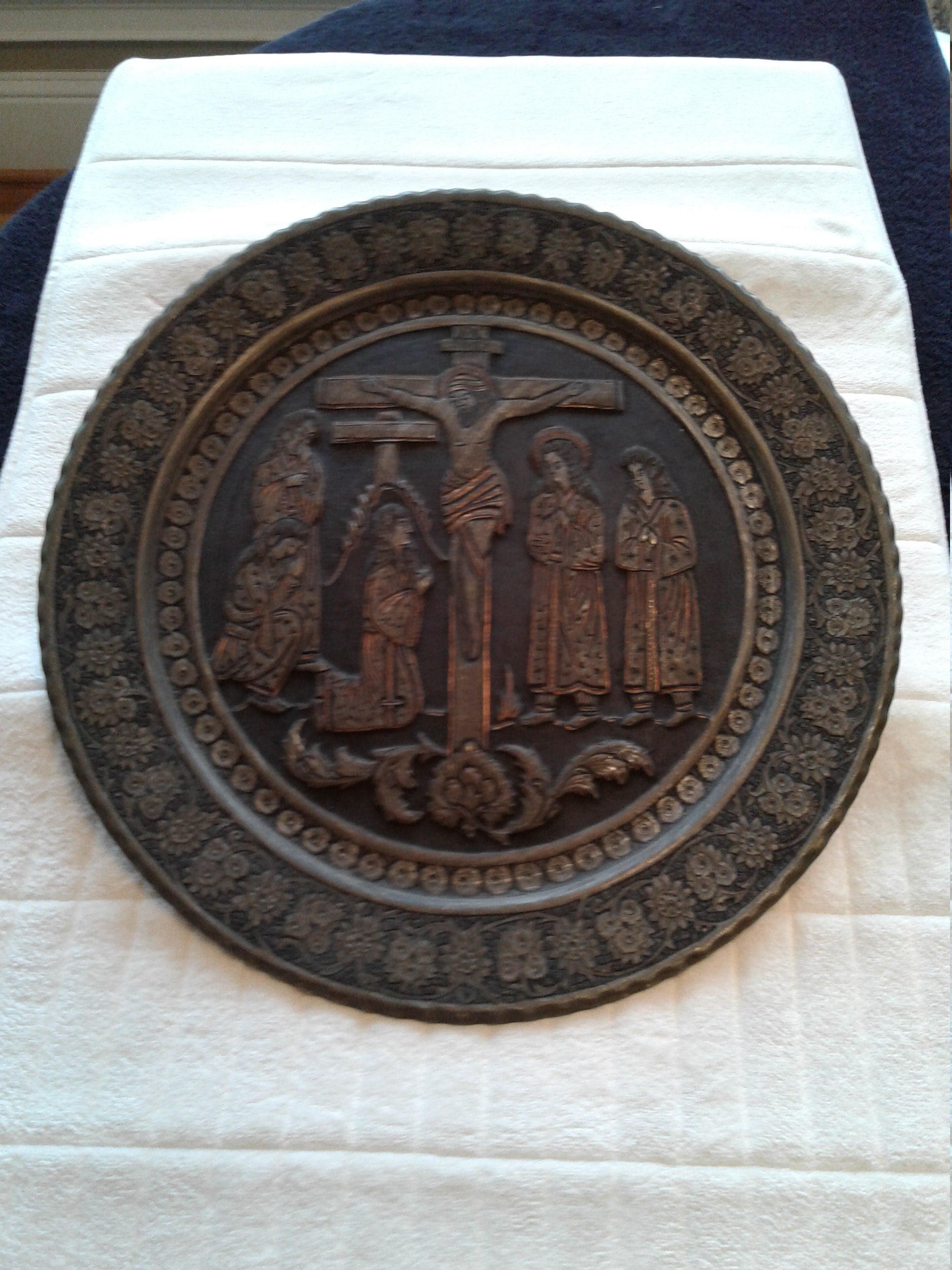 Vintage Engraved Copper Plate Depicting 'women Praying at - Etsy