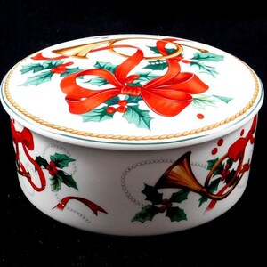 Vintage Mikasa China, 'jubilation', Round Lidded Box, Made in Indonesia ...