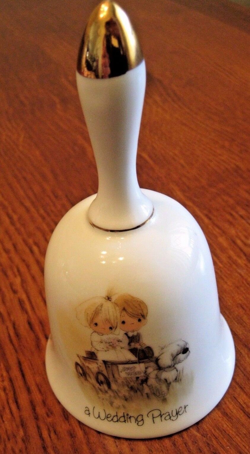 Vintage ENESCO Precious Moments Wedding Prayer Bell Made in | Etsy