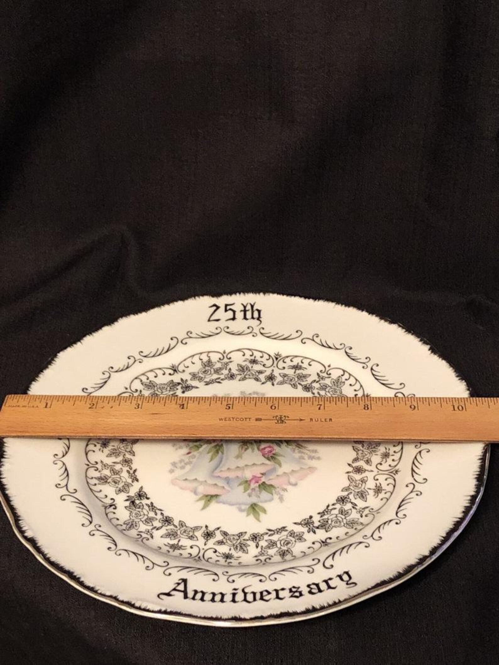 Vintage Norcrest 25th Anniversary Plate wedding Bells - Etsy
