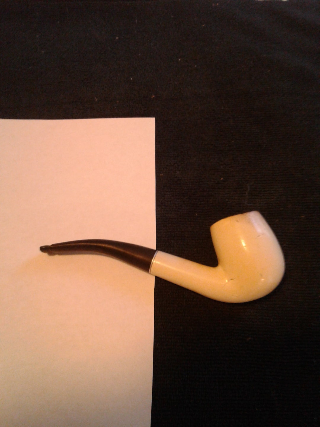 Vintage white Summit Pipe, 'imported Briar', Circa 1960s, 1 7/8 T X 5 1 ...