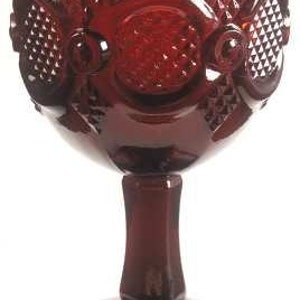 Vintage Avon, Ruby Red, Cape Cod, Water Goblet, 6 Tall, 1876 Series ...