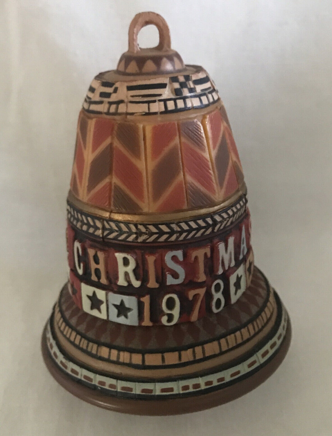 RARE Vintage Hallmark Bell "christmas 1978 Schneeberg Bell", Brown ...