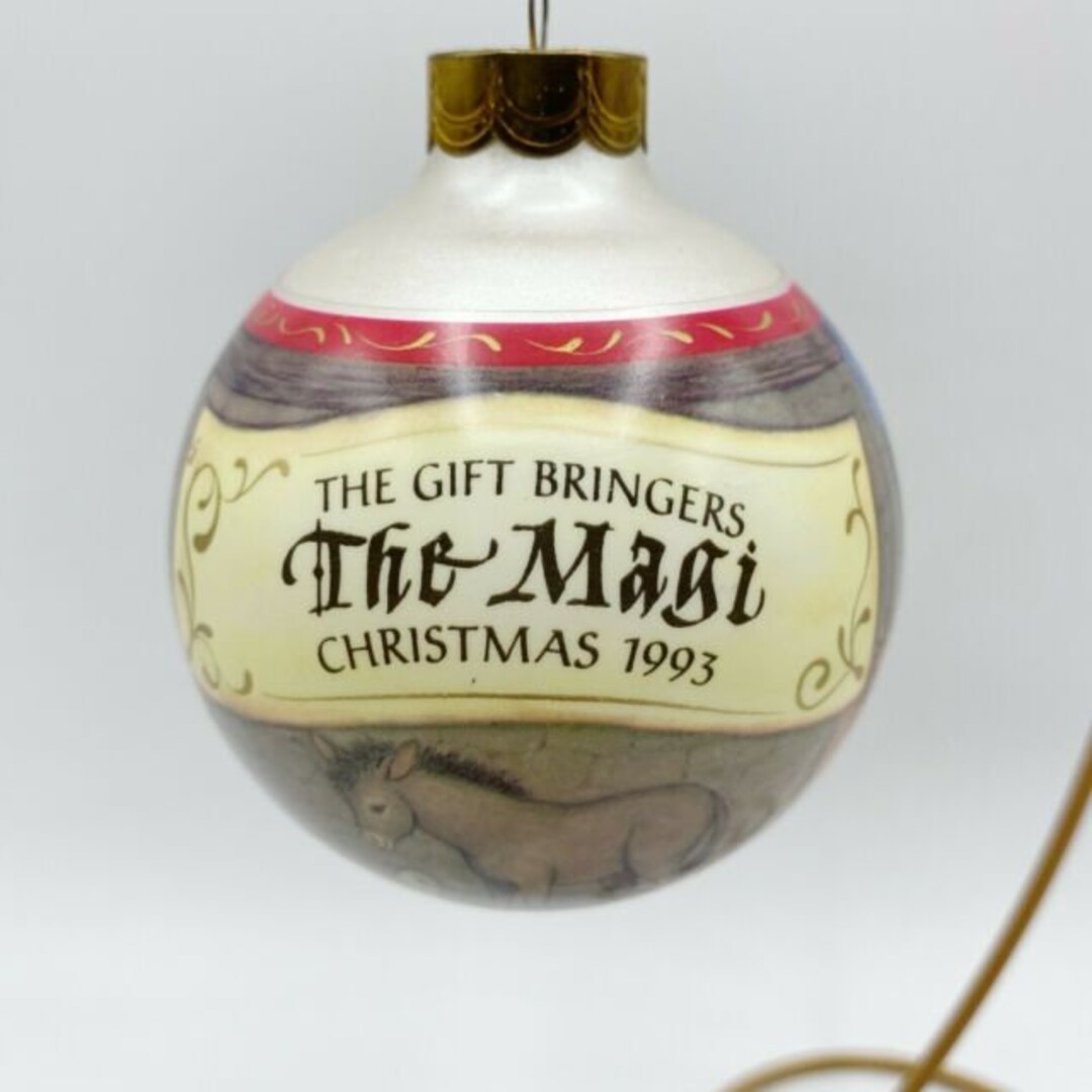 Vintage 1993 Hallmark Ball, Collector's Series, "the Magi - the Gift ...