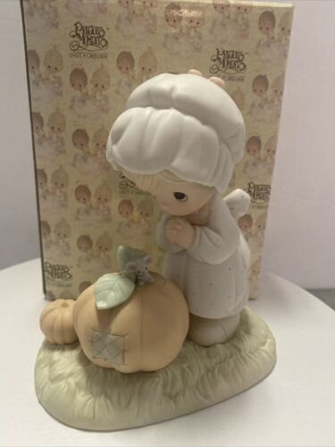 Vintage ENESCO Precious Moments Little Girl Praying Over - Etsy