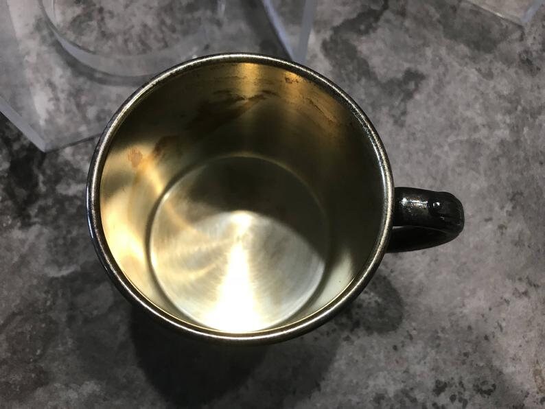 Vintage Oneida Silver Plate Sippy Cup With Plastic Lid Made - Etsy