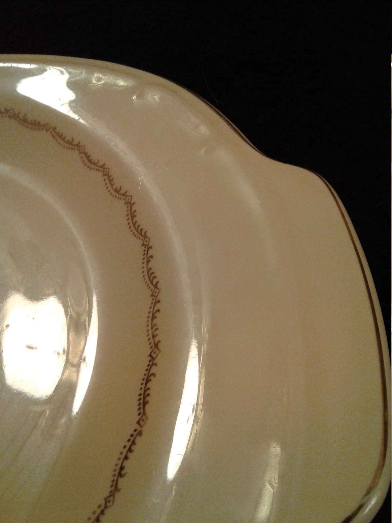 Vintage French Saxon China Two-handled Platter pattern - Etsy