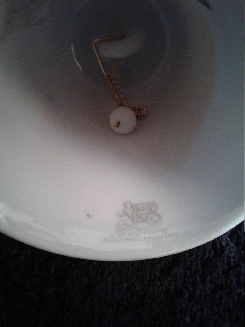 Vintage ENESCO Precious Moments Wedding Prayer Bell Made in | Etsy