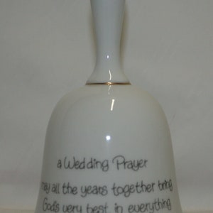 Vintage ENESCO Precious Moments, Wedding Prayer Bell, Made in Japan ...