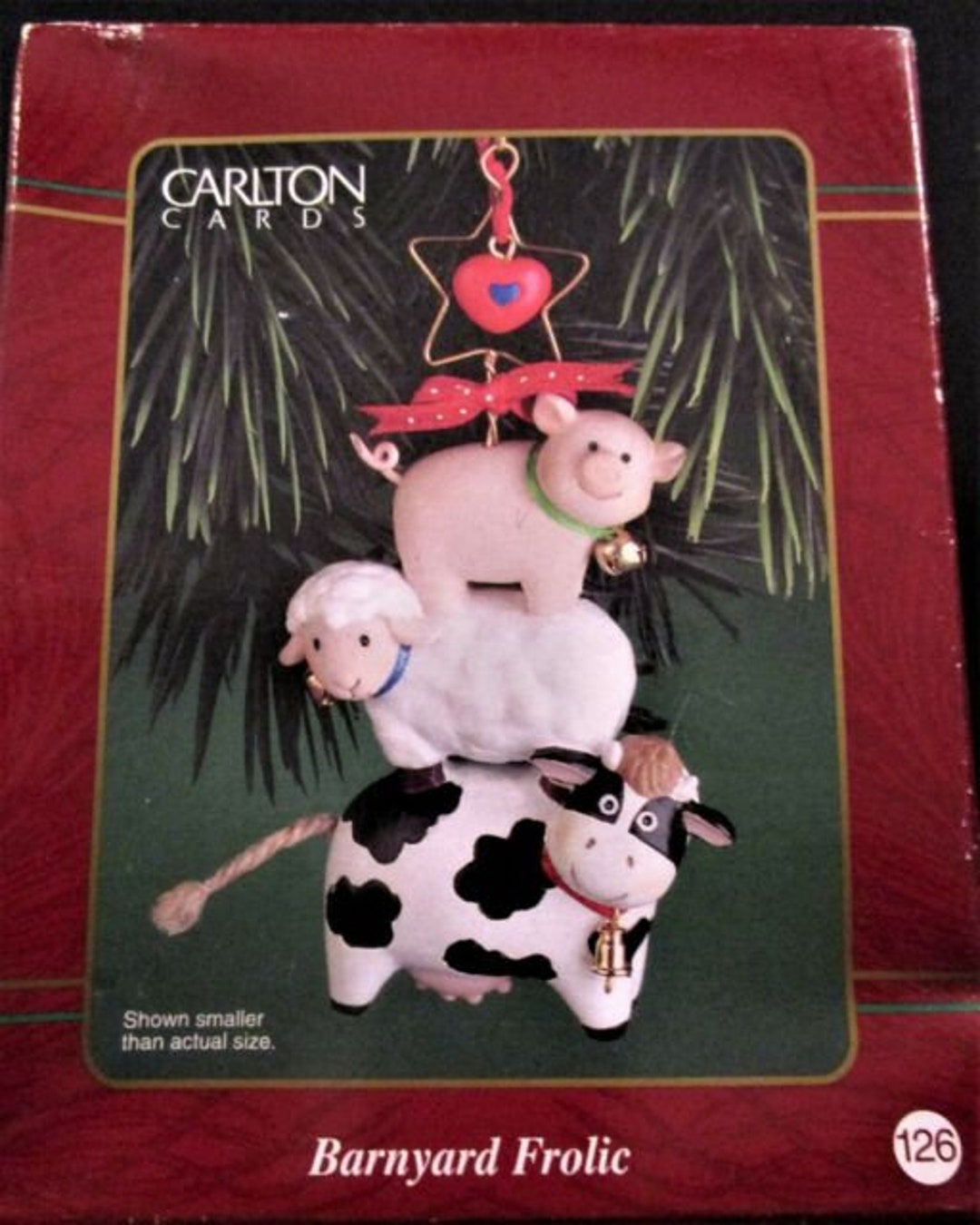 Vintage American Greetings, Carlton Cards, Christmas Ornament ...
