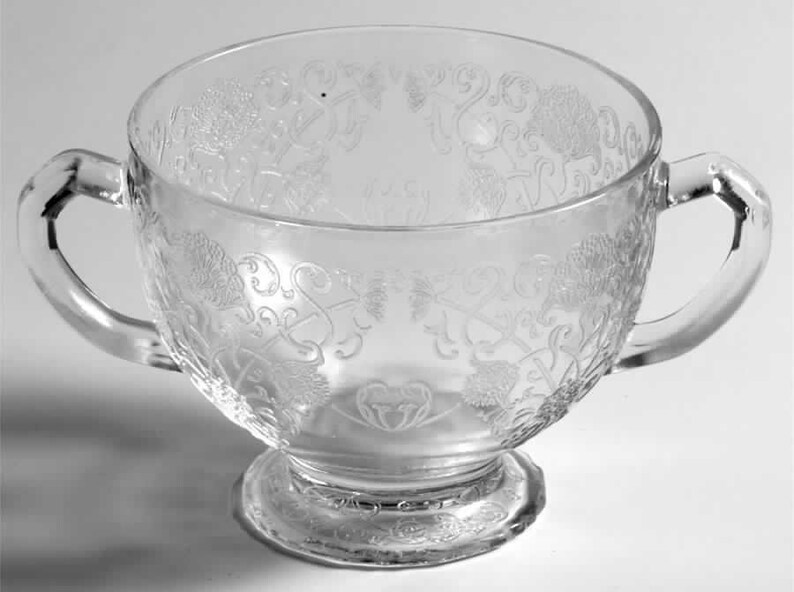 Vintage Depression Glass, Hazel Atlas, "florentine No. 1", Circa 1932 ...