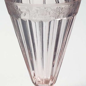 Vintage Jeannette Glass Pink "adam", Depression Glass, 10 Pieces, 7 ...
