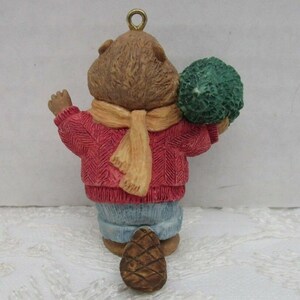 Vintage Hallmark Ornament, 'yule Logger - Tender Touches', 1991, Beaver ...