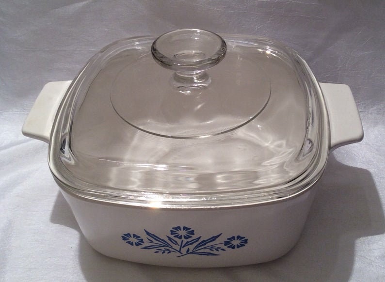 Vintage Corning Ware Casserole Baker P 1 3/4 B With Pyrex | Etsy