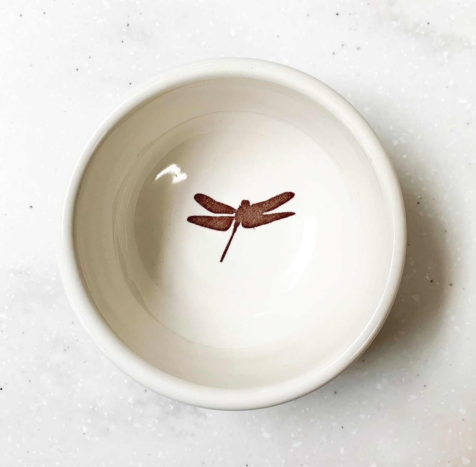 Small White Ceramic Dish - Etsy