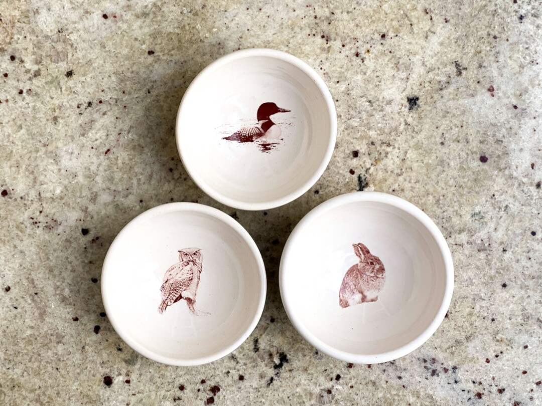 Small White Ceramic Dish - Etsy