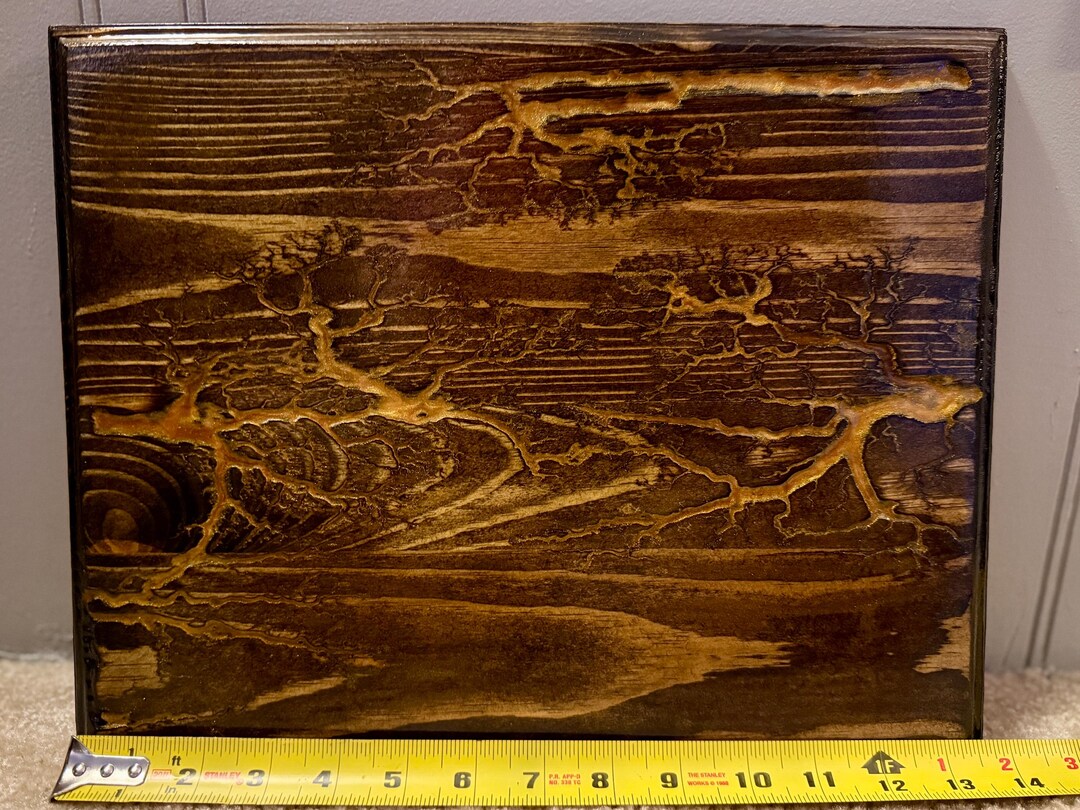 Custom Made Fractal Burn Art Wooden Plaque - Etsy