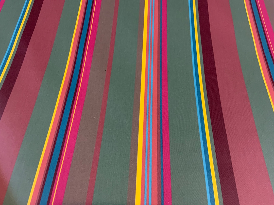 Oilcloth Fabric, PVC Coated, French Stripes, Lola Stripe, per Meter - Etsy