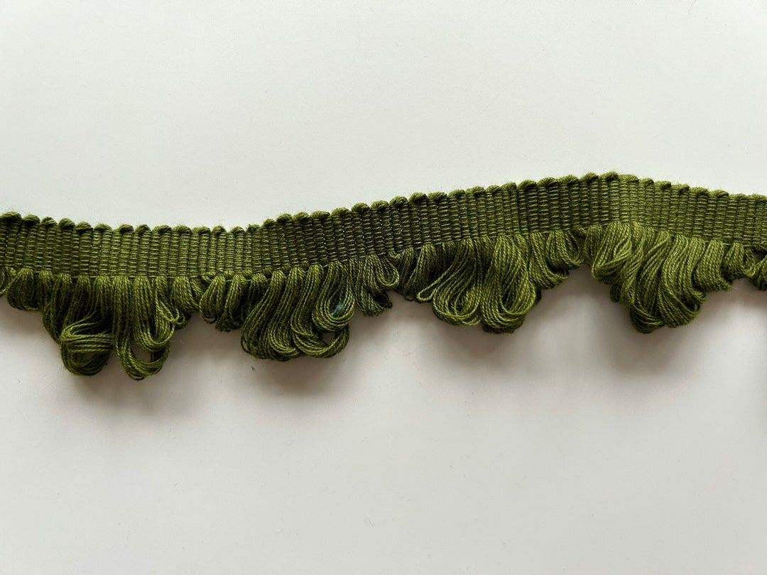 Fan Edge Trim, Lichen, 100% Cotton, Superb Quality, per Meter - Etsy