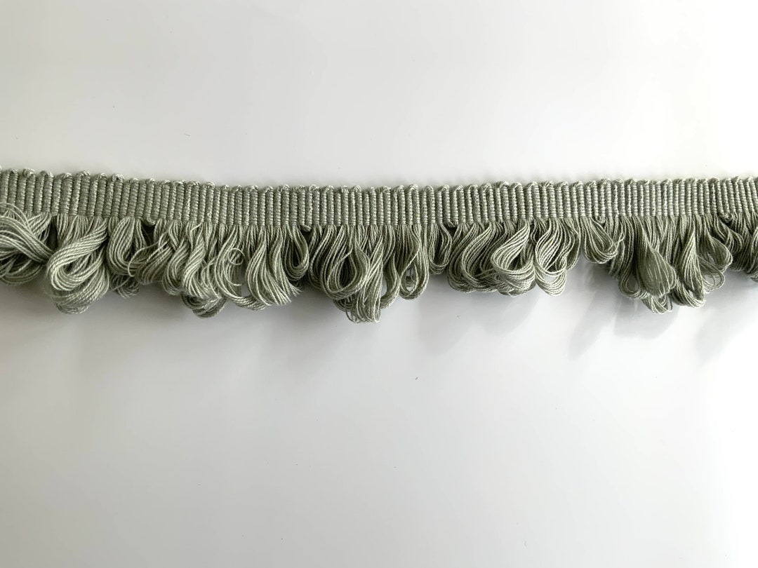 Fan Edge Trim, Pigeon Colourway, 100% Cotton, Superb Quality, per Meter ...