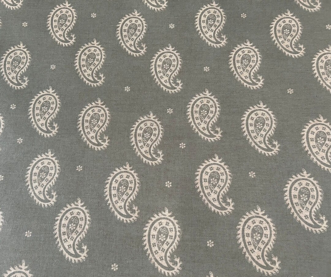 Oilcloth Fabric, Exclusive Morris Designs, Nikita, Sea Mist Colourway ...