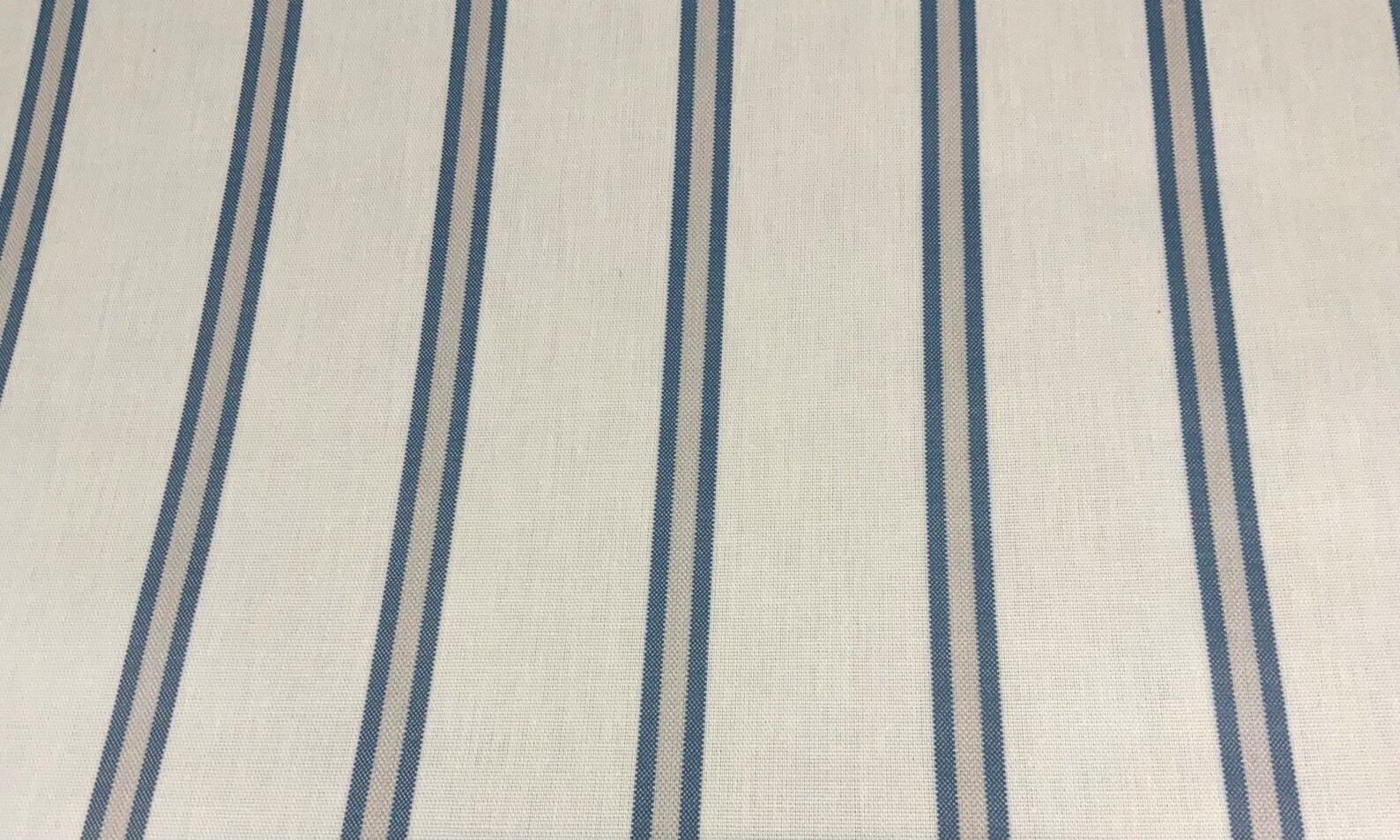 Oilcloth Fabric, Exclusive Morris Designs, Yacht Stripe in Marine Blue ...