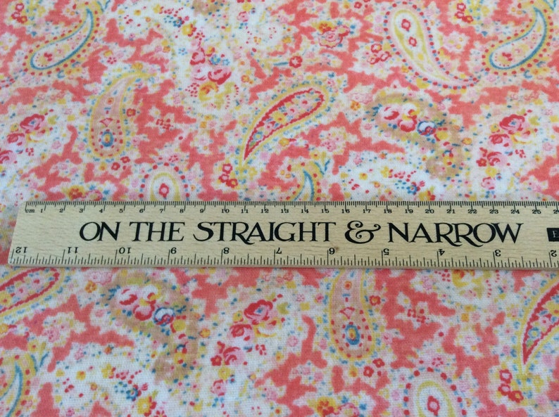 Cotton Fabric, Exclusive Morris Designs, Lydia Vintage Paisley, Cotton ...