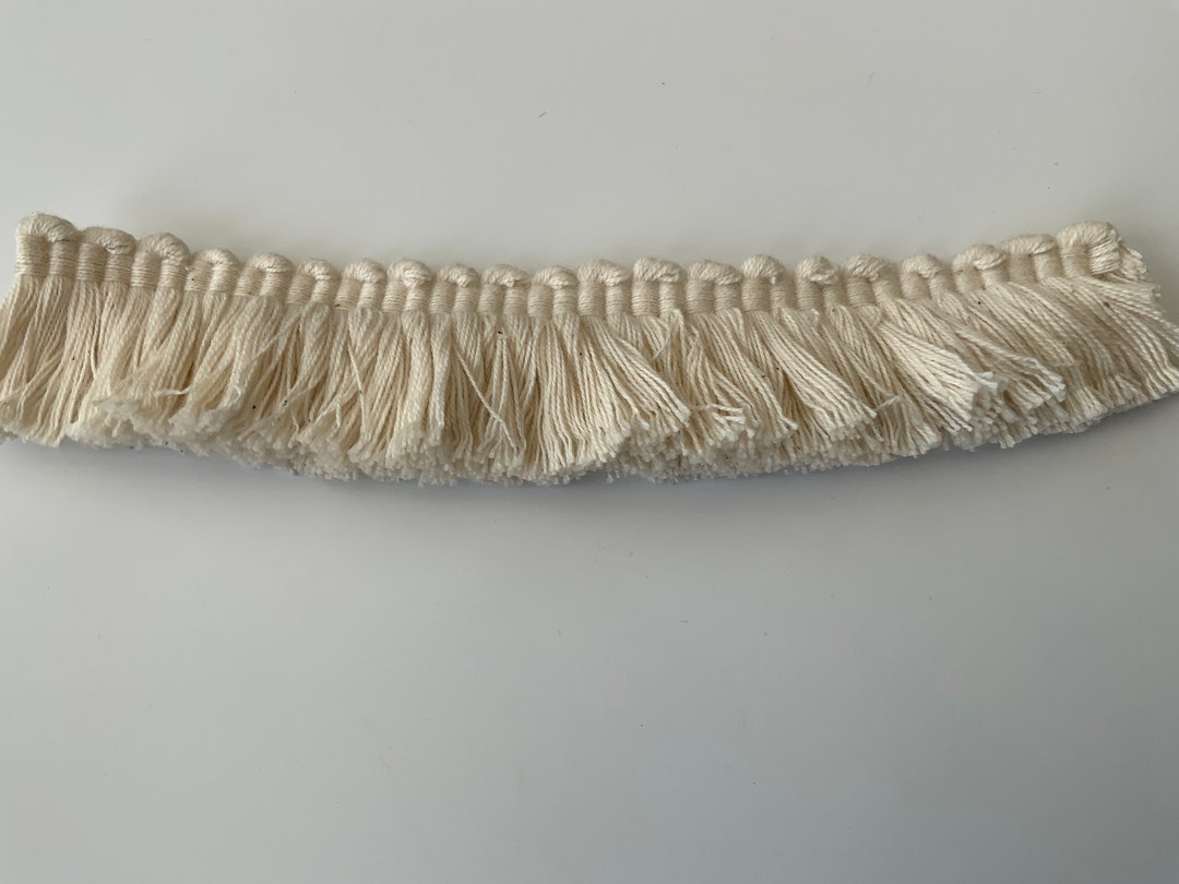 Cut Fringe Trim, Ivory, 100% Cotton, Superb Quality, per Meter - Etsy