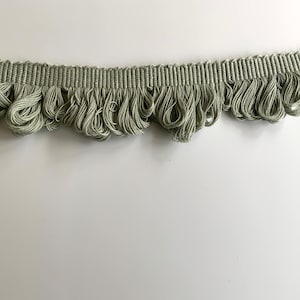 Fan Edge Trim, Pigeon Colourway, 100% Cotton, Superb Quality, per Meter ...