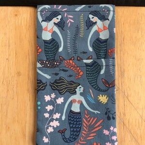 Mermaid MINI Server Apron Pouch Sea Blue Sirens 3 Pocket Little Cafe ...