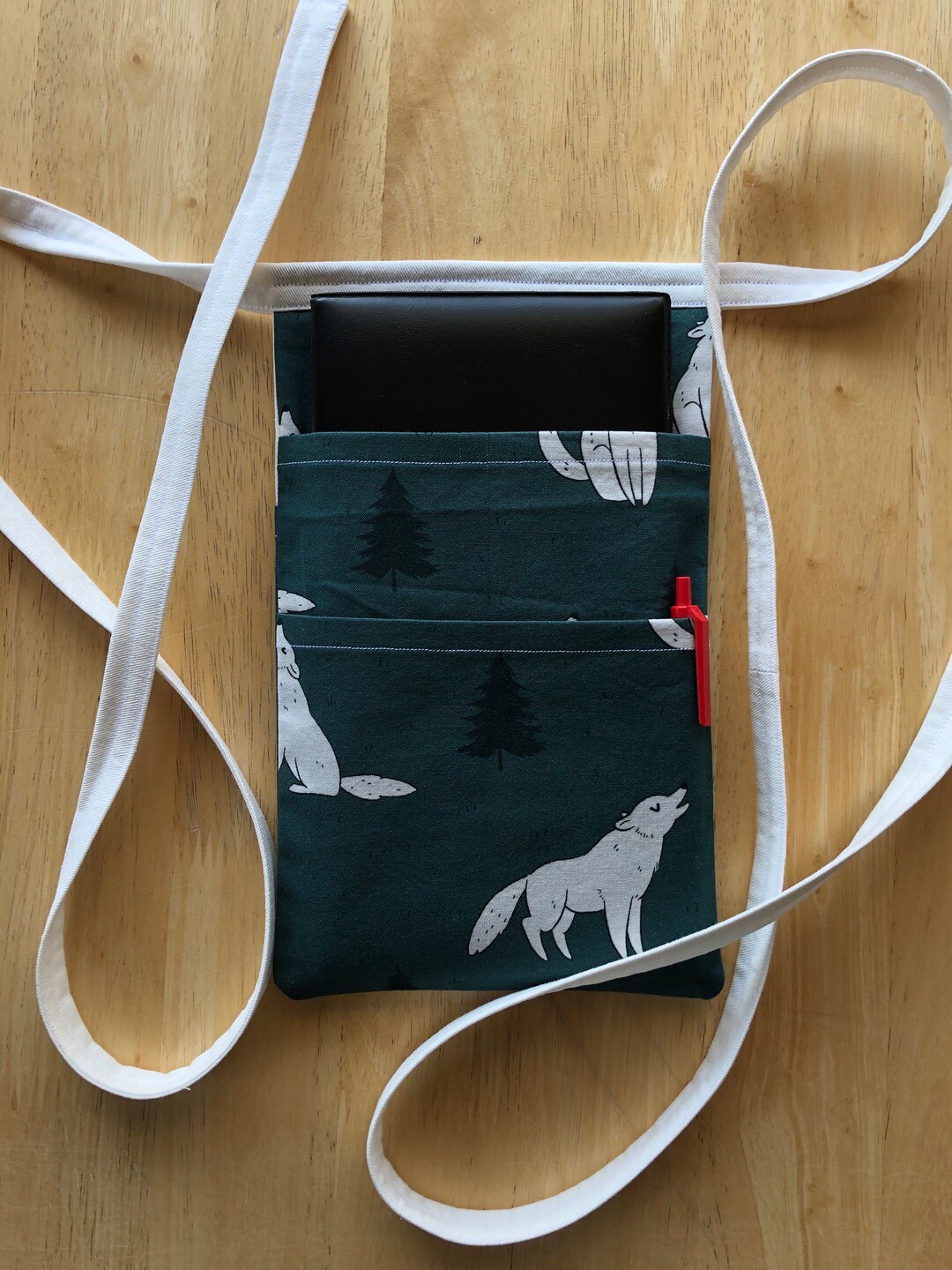 Server Apron Hip Pouch! Howling Wolf! Bartender Waitress Teacher ...