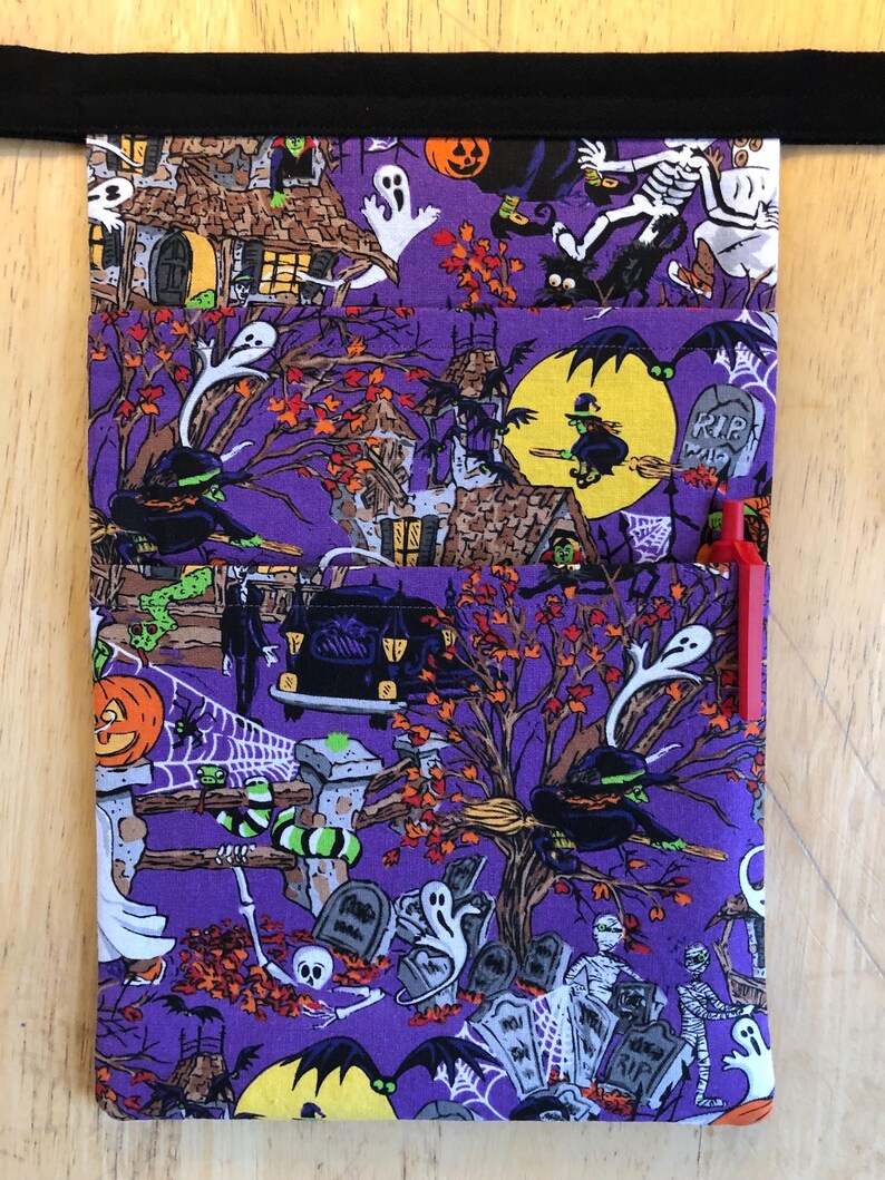 Spooky Halloween Server Apron Pouch – Waitress, Teacher, Bartender 3 ...