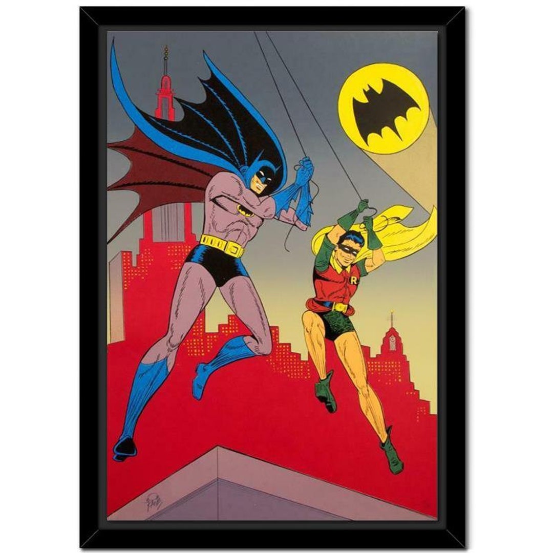 Bob Kane (1915-1998), "batman and Robin" Framed Hand Signed Limited ...