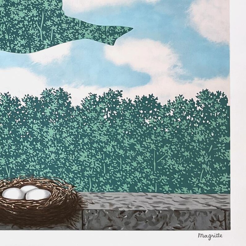 Rene Magritte 1898-1967 (after), "le Printemps (spring)" Framed Limited ...