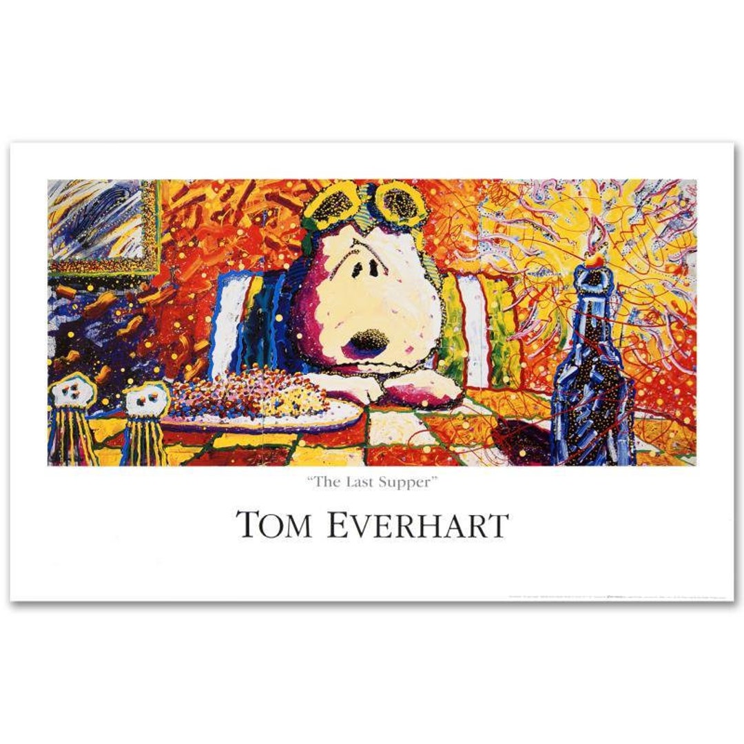 Fine Art Poster by Renowned Charles Schulz Protege Tom Everhart "last ...