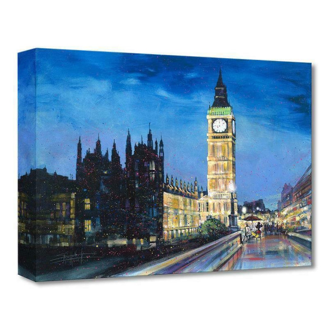 Stephen Fishwick "painting the Town" Limited Edition Gallery Wrapped ...