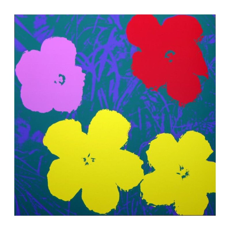 Andy Warhol "flowers Portfolio" Suite of 10 Silk Screen Prints From ...