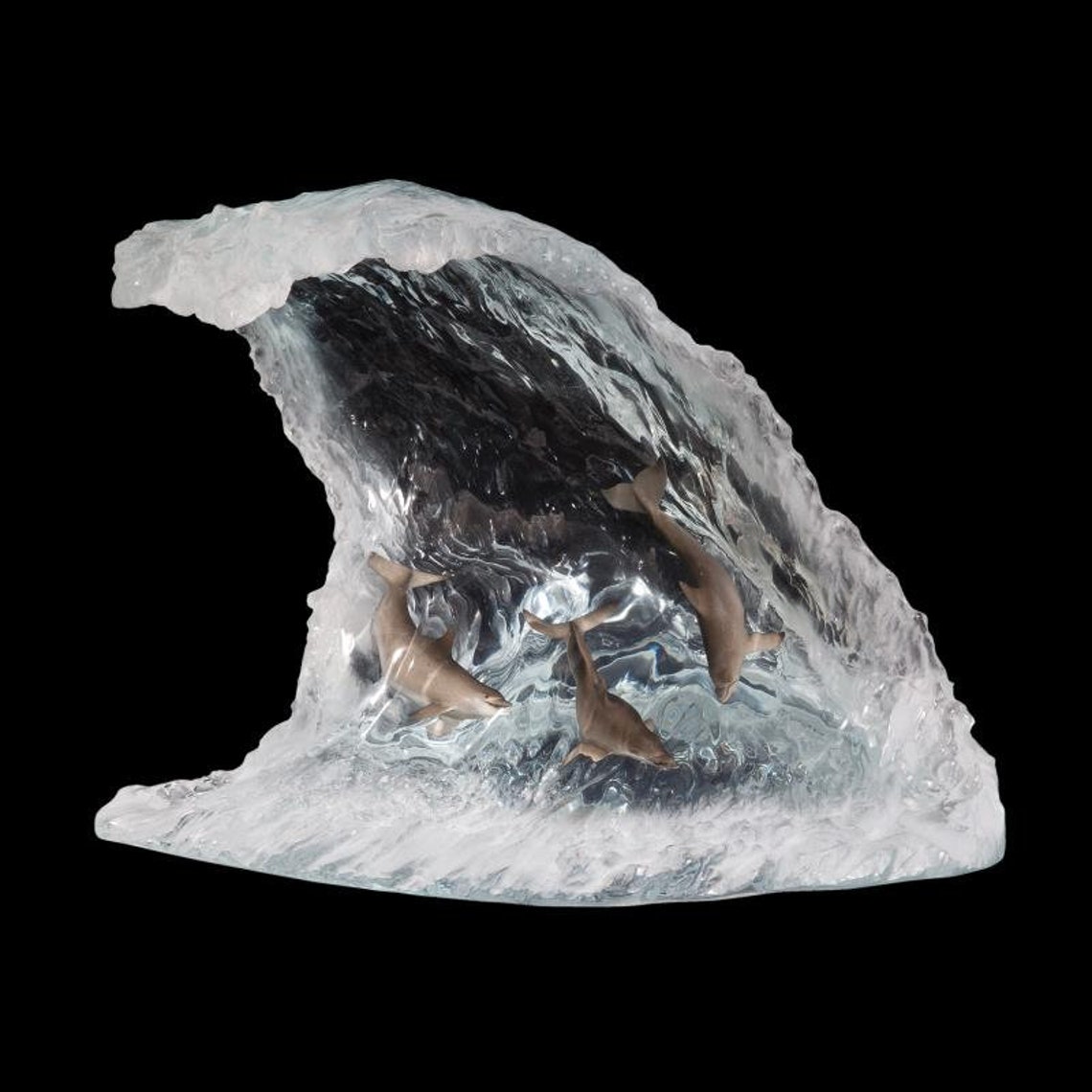 John Cuevas, "point Break" Limited Edition Mixed Media Lucite Sculpture ...