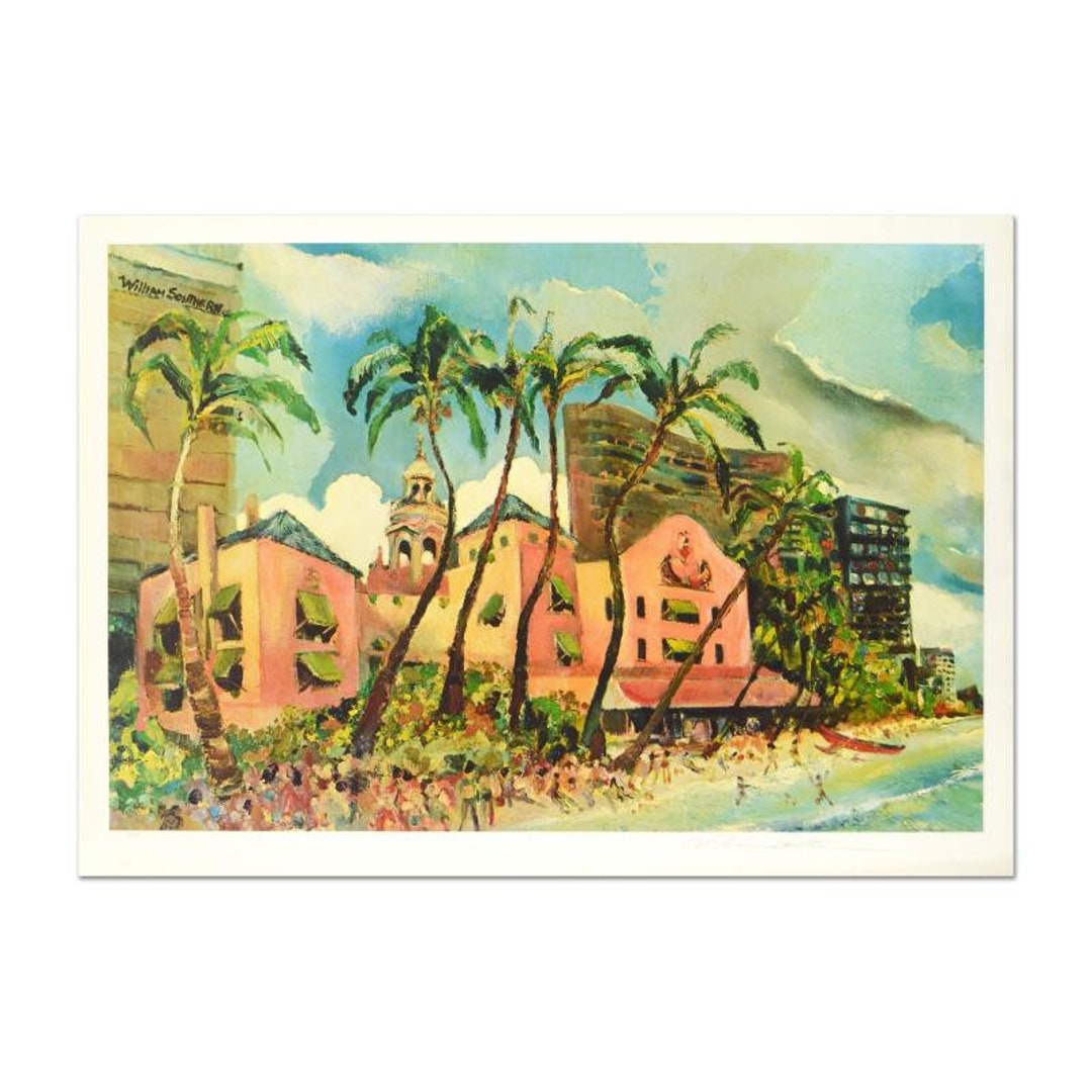 William Southern, Limited Edition Lithograph, Numbered and Hand Signed ...