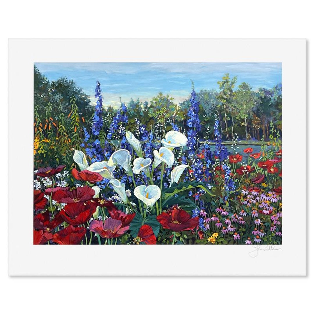 John Powell, "riverwood Garden" Limited Edition Printer's Proof ...