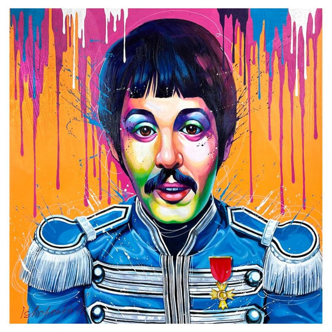 Alexander Ishchenko, "paul Mccartney" Original Acrylic Painting on ...