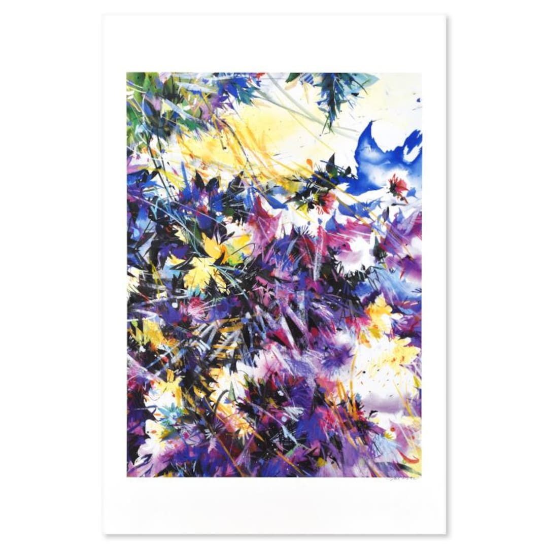 Zoe Mac, "rhapsody" Limited Edition Lithograph, Numbered and Hand ...
