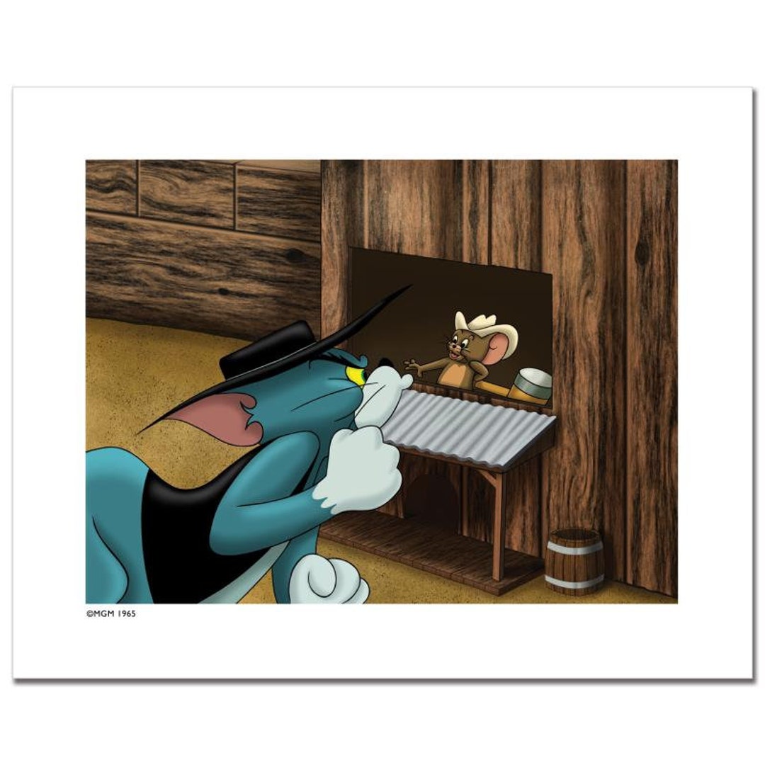 Tom and Jerry, "tall in the Trap" Numbered Limited Edition With ...