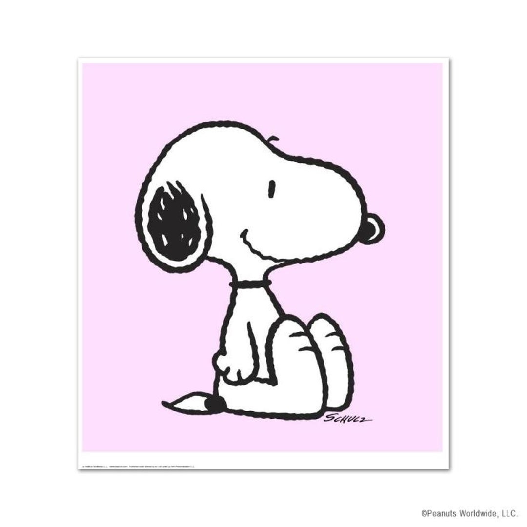 Peanuts, "snoopy: Pink" Hand Numbered Limited Edition Fine Art Print ...