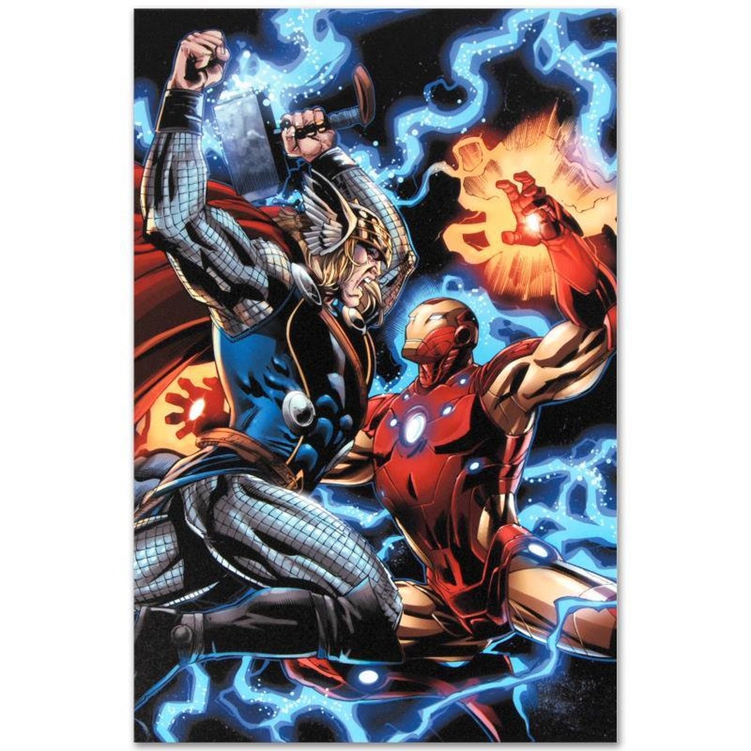 Marvel Comics "iron Man/thor #3" Numbered Limited Edition Giclee on ...