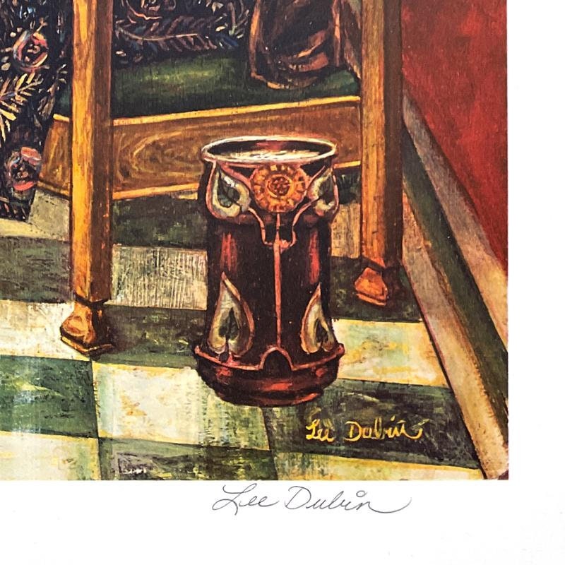 Lee Dubin "tonsorial Parlor" Lithograph - Signed & Numbered - Etsy